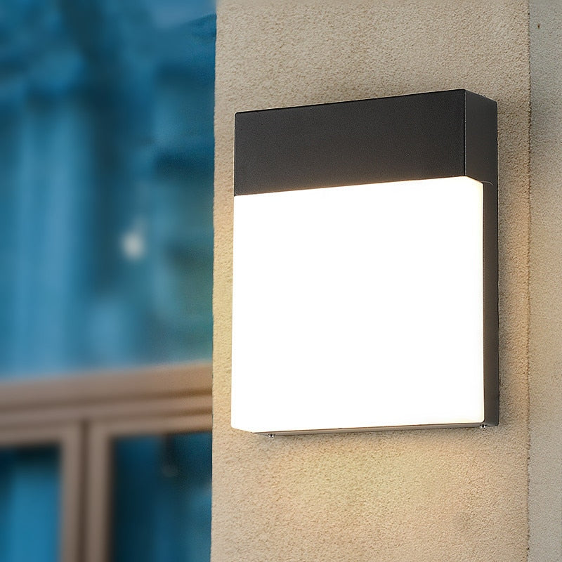 15W Waterproof Square Modern Outdoor LED Wall Light — JustCozy.com